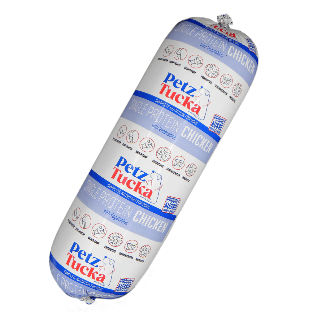 Petztucka Single Protein Chicken & Veg Roll 1.5kg